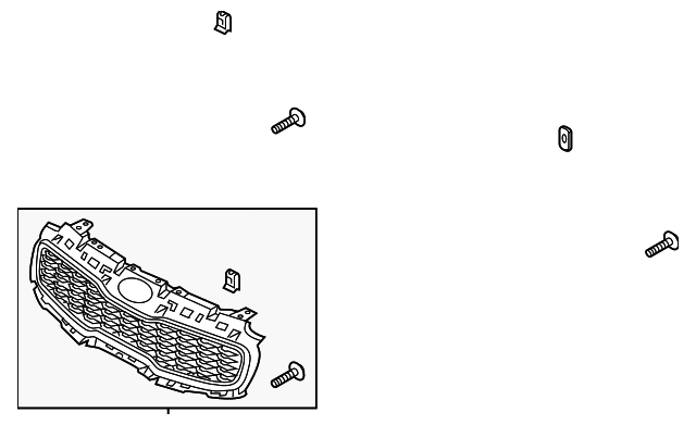2017-2019 Kia Sportage Grille Assembly 86350d9010 | Retail Performance ...