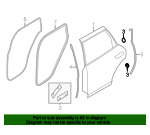 2011-2023 Porsche Door Shell Hole Cover V04-015-800-B | Gaudin Porsche ...