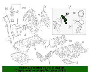 278-184-02-80 - Oil Filter Housing Gasket 2010-2020 Mercedes-Benz ...