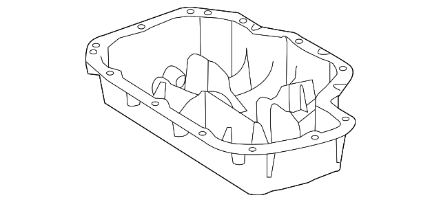 276-010-65-07 - Oil Pan, Lower Section 2012-2020 Mercedes-Benz ...