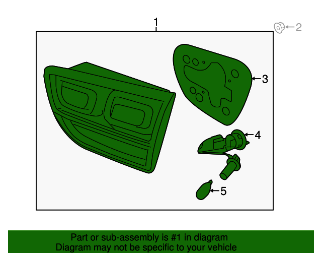 92404-C6600 - Combo Lamp Assembly 2019-2020 Kia Sorento | Genuine Kia Parts