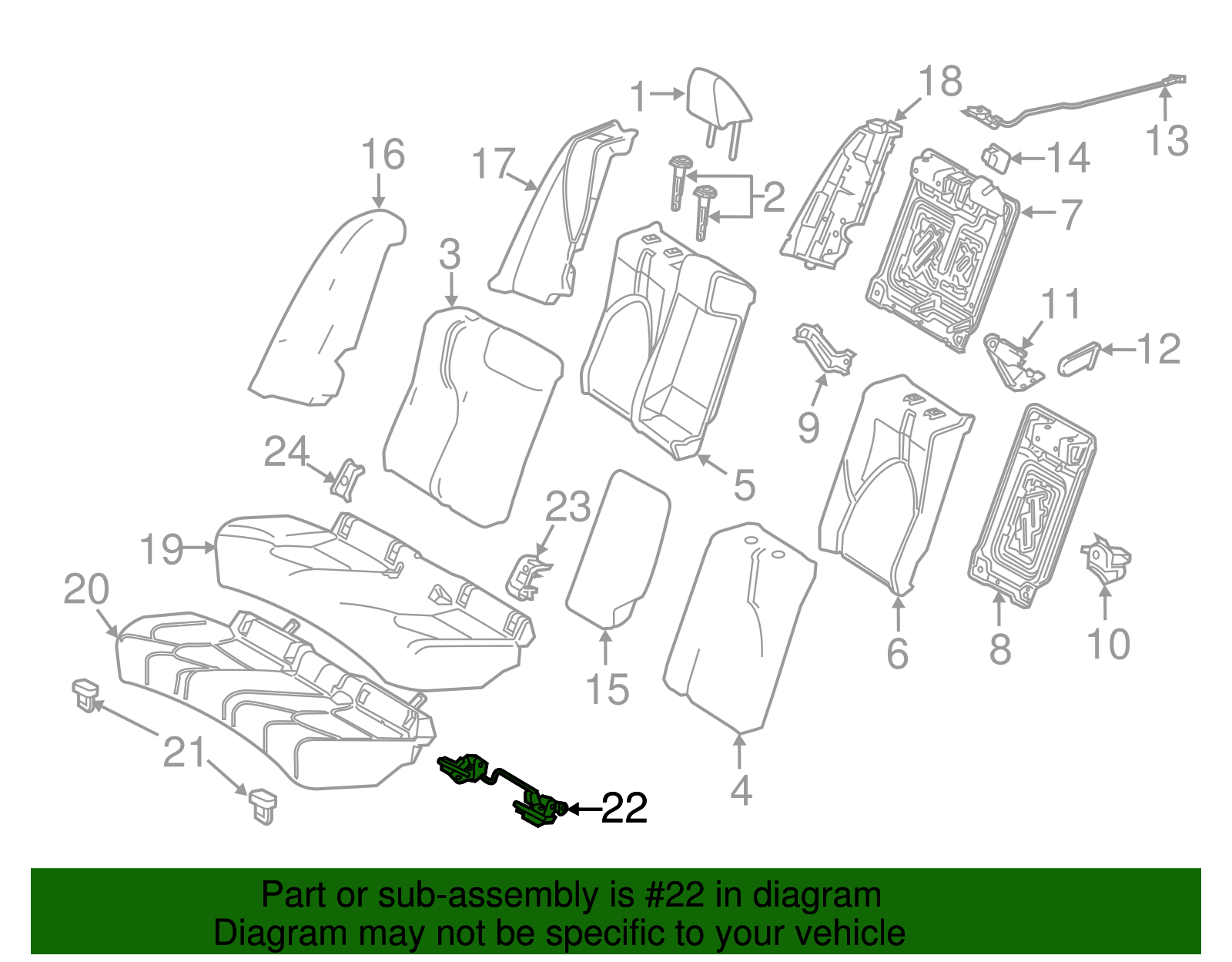 73705-06110 - 2018-2024 Toyota - Child Restraint Anchor Plate | Nucar ...
