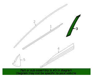 2023-2025 Nissan Rogue Front Applique 822D2-6RR1A | Temecula Nissan Parts