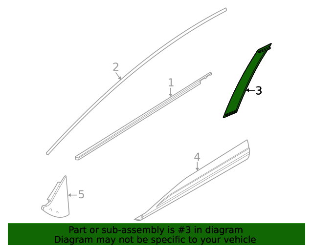 2021-2023 Nissan Rogue Applique 802D3-6RA1A | TascaParts.com