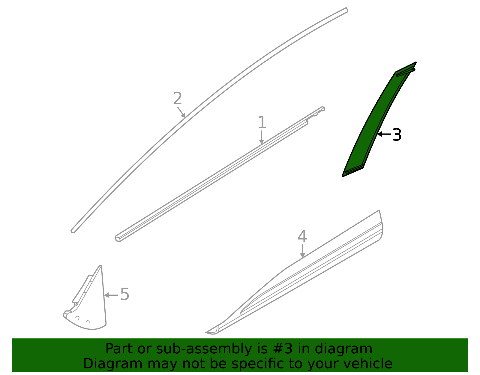 2023-2025 Nissan Rogue Front Applique 822D2-6RR1A | Temecula Nissan Parts
