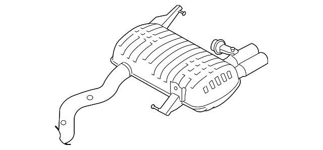 18-30-7-647-128 - Muffler - 2006-2013 BMW | BMWPartsHub