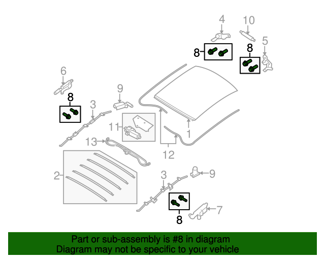 008-990-38-04 - Latch Assembly Screw 2008-2016 Smart Fortwo | Mercedes ...