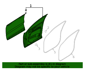 76003-R0500 - Door Shell 2022-2025 Kia Carnival | Kia.Parts Store
