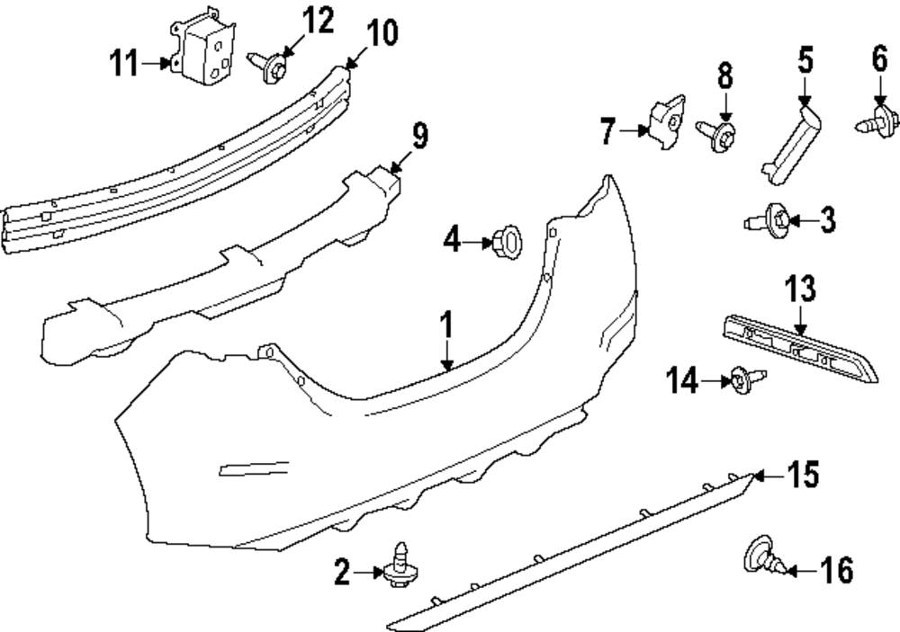 2018-2022 Nissan LEAF Molding 85084-5SA0A | Bill Kay Nissan Parts