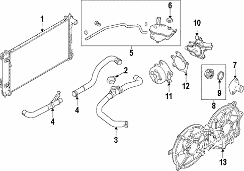 Radiator & Components for 2019 Nissan Altima | Nissan Parts Plus