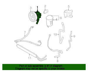 Genuine Power Steering Pump for 2010-2012 Land Rover Range Rover | Land ...