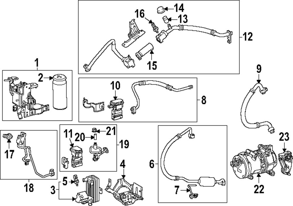 2023-2024 Subaru Solterra Hose & Tube Assembly Valve 8837430010 ...
