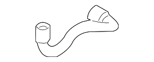 1C0-121-096-E - Engine Coolant Hose 1998-2005 Volkswagen Beetle ...