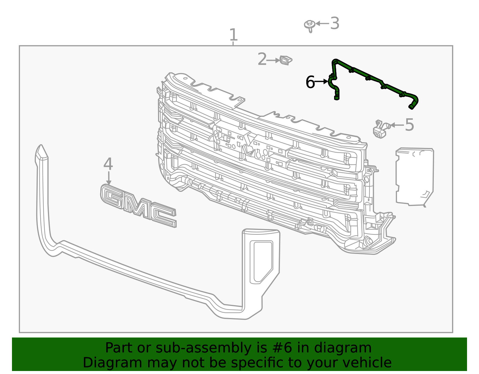 2020-2023 GMC Front View Camera Switch Wiring Harness 84478448 GM ...