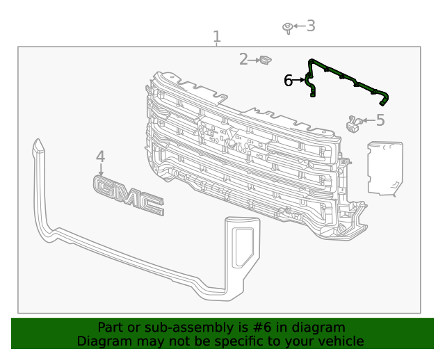 2020-2022 GMC Front View Camera Switch Wiring Harness 84478448 | GM ...