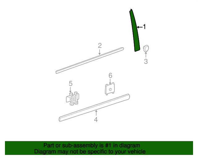 211-690-31-87 - Applique 2003-2009 Mercedes-Benz | Mercedes-Benz USA Parts