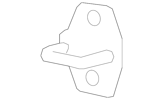 2018-2021 Jeep Door Lock Striker Plate 68294124AA | TascaParts.com