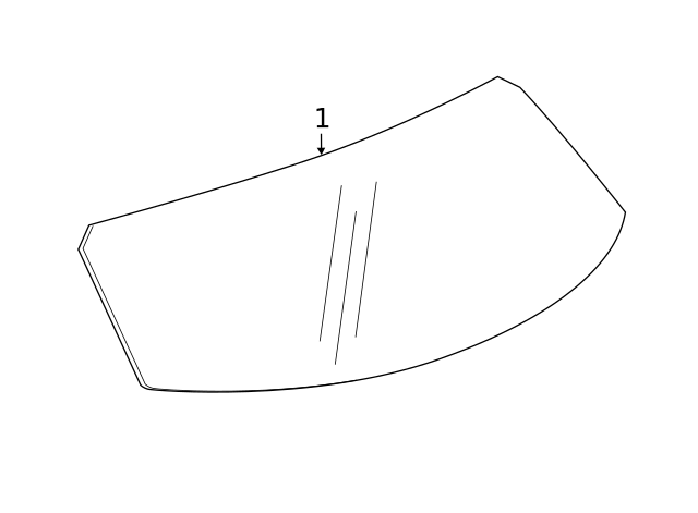 2019-2024 Chevrolet Blazer Rear Window 84819761 GM | GMPartsDirect.com