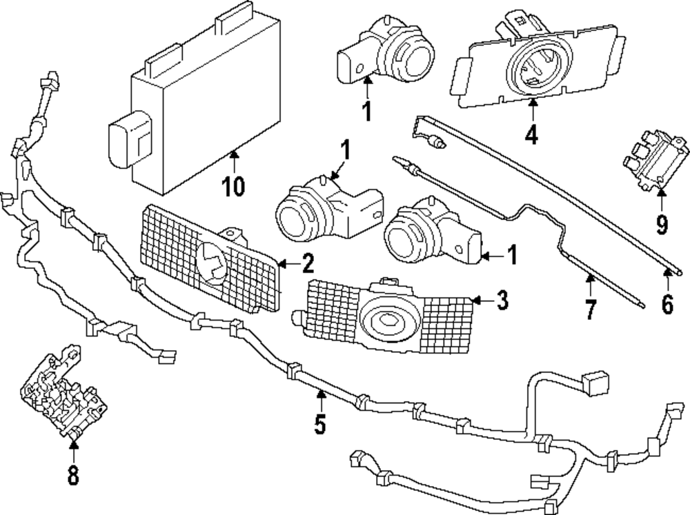 2022-2025 Volvo XC60 Motion Sensor Retainer 32259639 | TascaParts.com