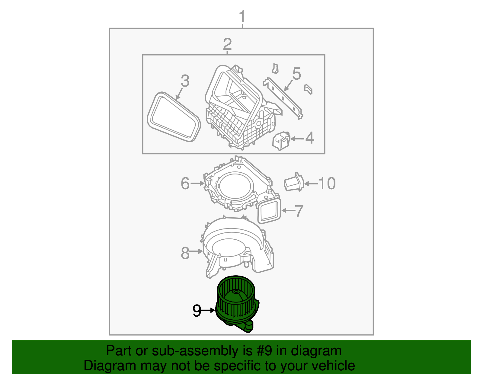 27220-EZ00A - Blower Motor - 2012-2022 Nissan | Nissan OEM Parts Direct