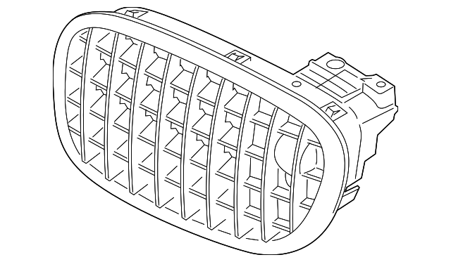 Genuine BMW 51-13-7-203-205 | Grille | FREE Shipping on Most Orders ...