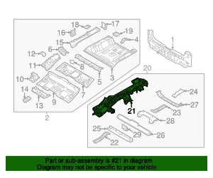 2017-2022 Kia Niro Side Rail 65720-G5300 | OEM Parts Online