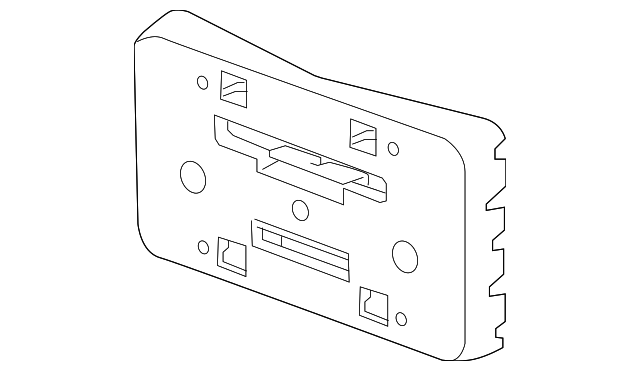 2019-2020 Chevrolet Malibu License Bracket 84524301 | TascaParts.com