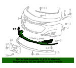 2019-2025 Chevrolet Malibu Front Lower Bumper Cover 84584222 GM ...