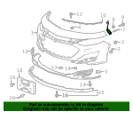 2016-2024 Chevrolet Malibu Passenger Side Front Bumper Fascia ...