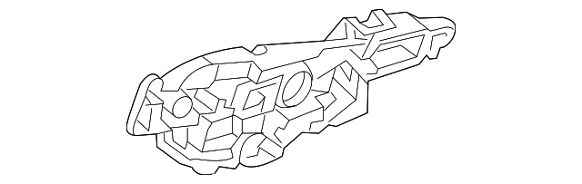 2013 Cadillac XTS Passenger Side Rear Door Outside Handle Bracket ...