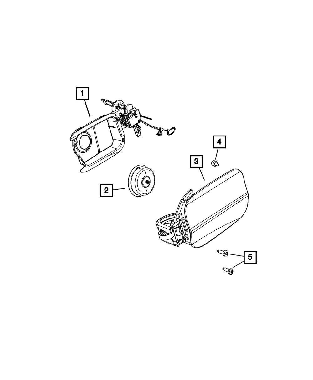 2011-2023 Mopar OEM NEW 11-21 Mopar Chrysler 300 Dodge Charger Fuel ...