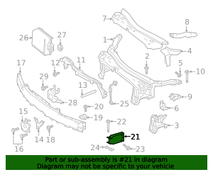 213-620-16-00 - Frame Rail End 2016-2023 Mercedes-Benz ...