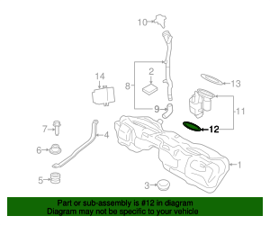 16-11-7-188-567 - Fuel Pump Seal 2009-2023 BMW | BMW OEM Parts