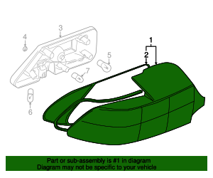 Genuine BMW 63-21-2-695-039 | Tail Lamp Assembly | FREE Shipping on ...