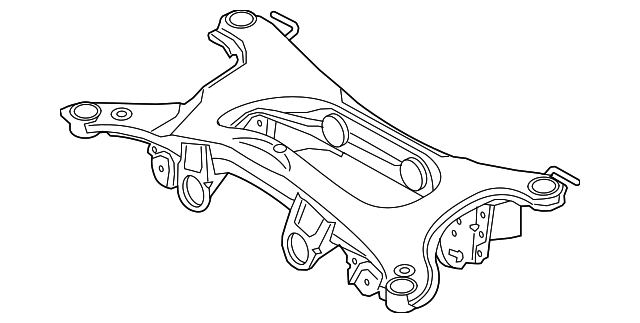 2012-2019 Land Rover Range Rover Evoque Cross-Member LR096550 ...