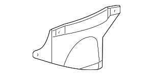 2002-2018 Toyota Fender Apron Seal 53737-06040 | Toyota Parts Center