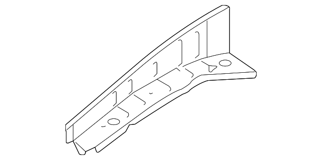 2005-2012 Toyota Fender Rail Reinforcement 53733-07020 | OEM Parts Online