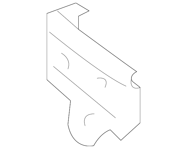 2007-2011 Toyota Camry Front Bracket 53836-06020 | Toyota Parts Center