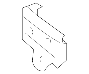 2007-2011 Toyota Camry Front Bracket 53836-06020 | Toyota Parts Center