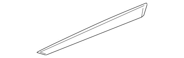 2003-2010 Porsche Cayenne Trim Molding 955-555-089-00-62W | Gaudin ...