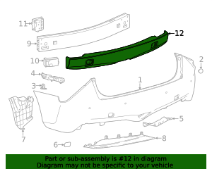 2019-2020 Toyota Mirai Absorber 52615-62011 | Toyota Parts Center