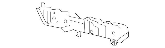 2016-2020 Toyota Mirai Bumper Cover Bracket 52576-62010 | Toyota Parts ...