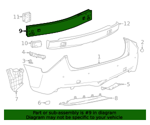 2016-2020 Toyota Mirai Impact Bar 52023-62020 | Toyota Parts Center