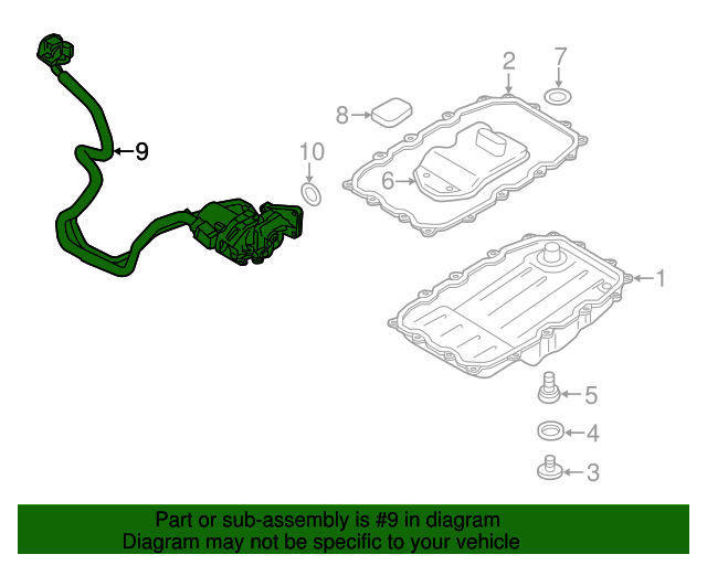 2011-2015 Porsche Automatic Transmission Oil Pump Assembly 958-606-201 ...