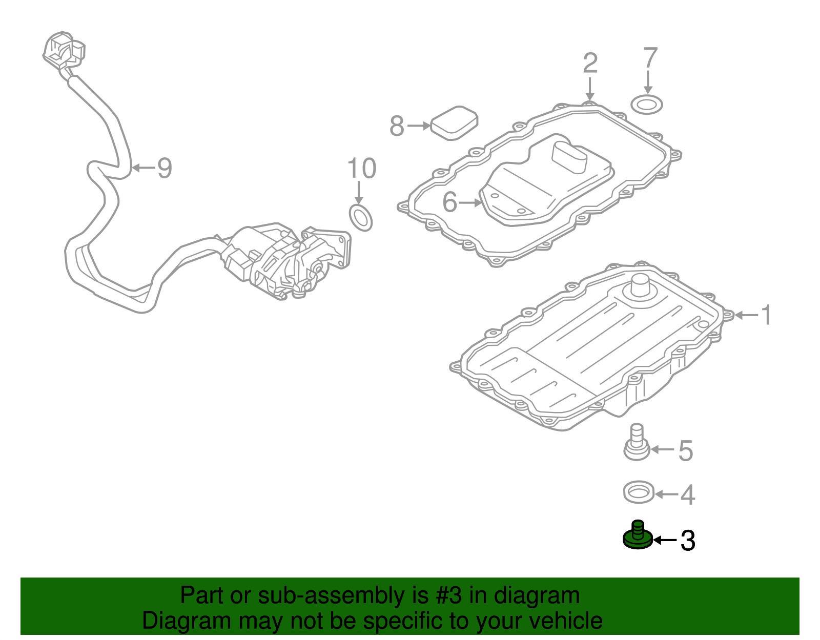 2011-2018 Porsche Drain Plug WHT-005-510 | Sunset Porsche Parts
