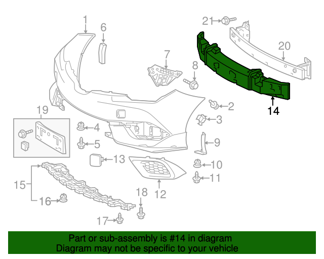 52611-12370 - Upper Absorber - 2016-2018 Toyota | OEM Genuine Toyota Parts
