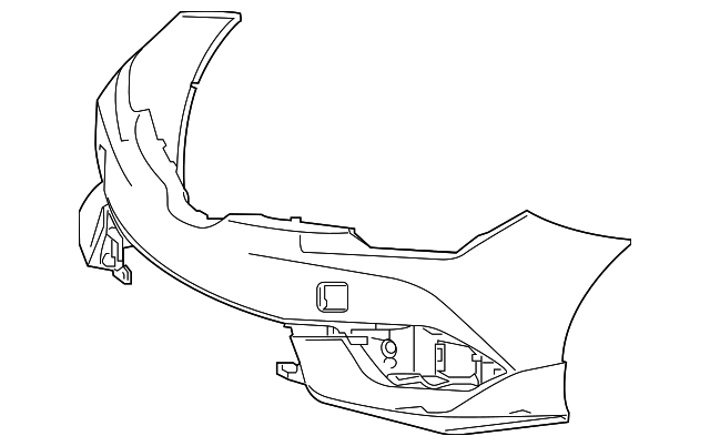 Cover Front Bumper L C - 2016-2018 Toyota (52119-12990) | Kendall Toyota