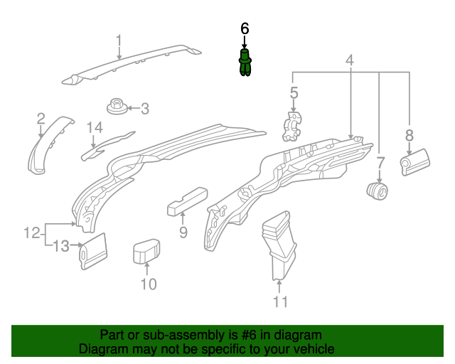 000-990-25-92-1B63 - Bumper Cover Reinforcement Beam Rivet 1996-2013 ...
