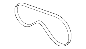 11287631821 - 2007-2010 BMW X5 AC Belt (11-28-7-631-821) | BMW of South ...