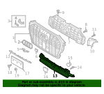 2019-2024 Audi Q3 Lower Grille 83A-807-683-A-9B9 | Audi Parts